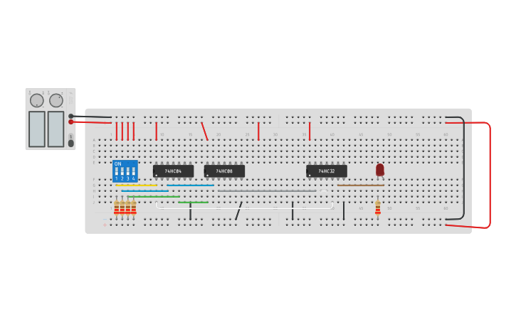 Circuit design practica 6 - Tinkercad