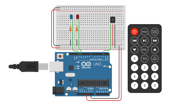 Circuit Design Sensor Ir Tinkercad
