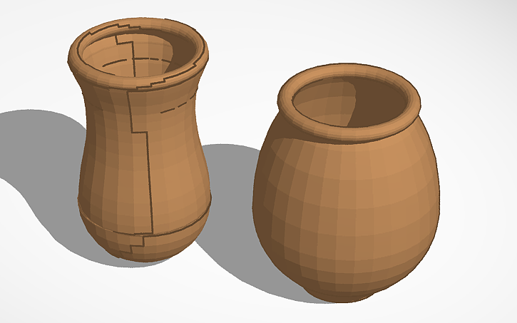 3D design Pottery - Tinkercad
