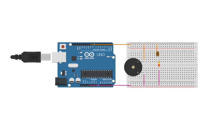 Circuit design PWM Skeep sketch - Tinkercad