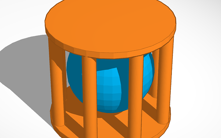 3D design Caged Ball | Tinkercad