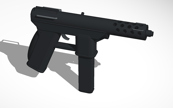 3D design Tec-9 - Tinkercad