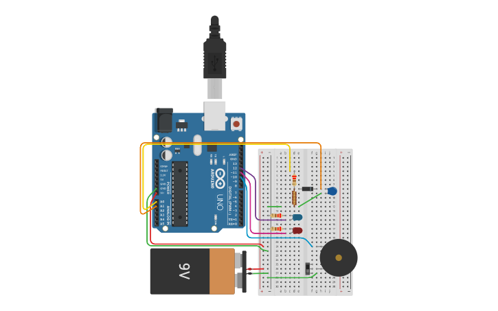 Circuit Design Arduino Metal Detector Tinkercad