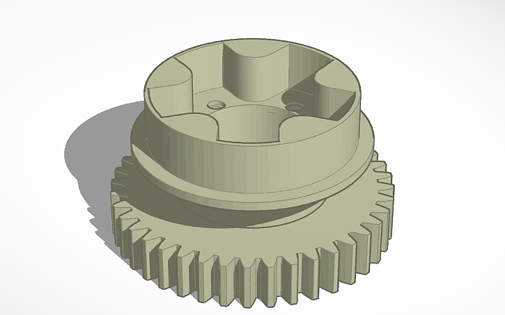 3D design toy electric motor bike gear - Tinkercad