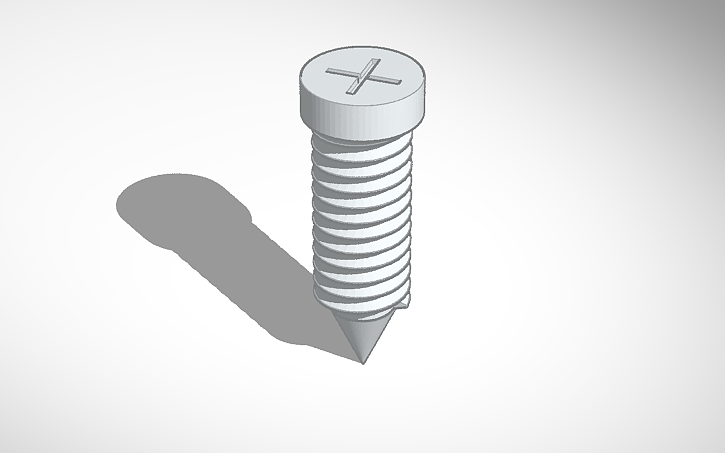 3D design Screw | Tinkercad