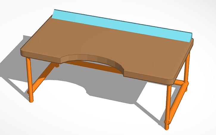 3D design 1st desk | Tinkercad
