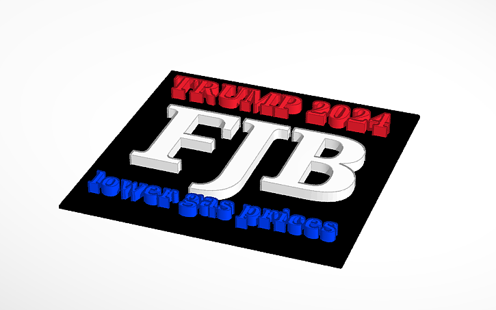 3D design Fjb - Tinkercad