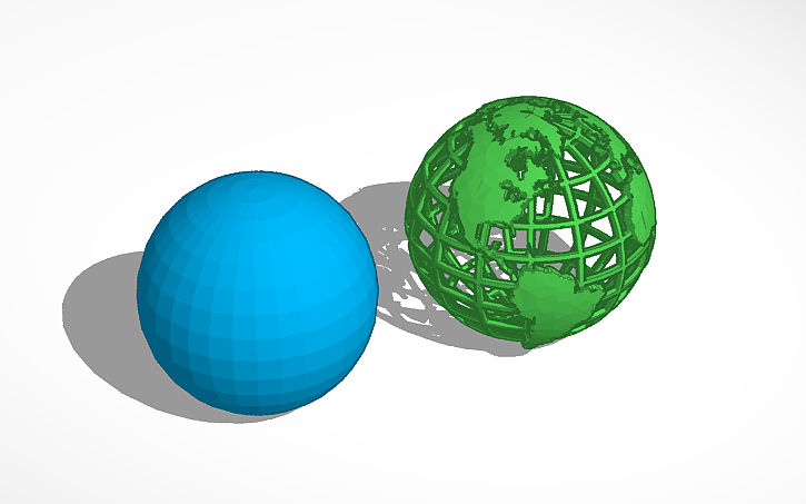 3D design Globe - Tinkercad