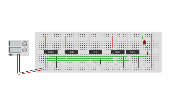 Circuit Design Realization Of Sop Expression Using Basic Gates Tinkercad