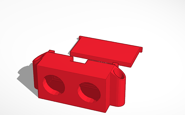 3D design HY-SRF05 Ultrasonic Casing - Tinkercad