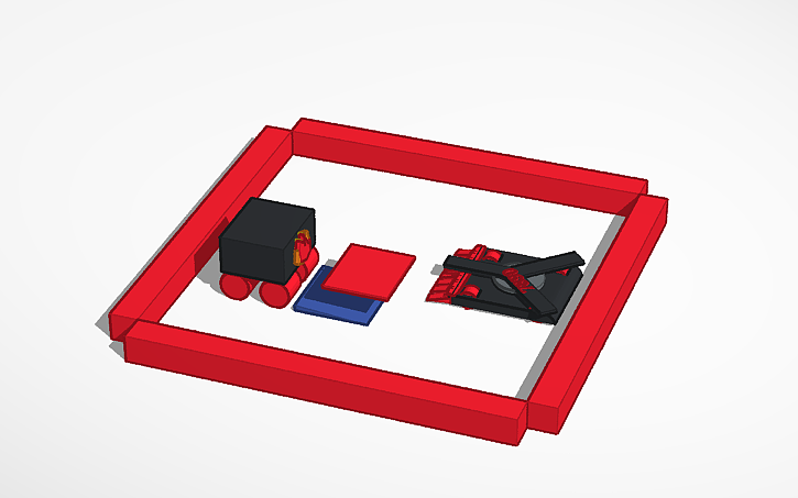 3D design simple DEATH BOT - Tinkercad