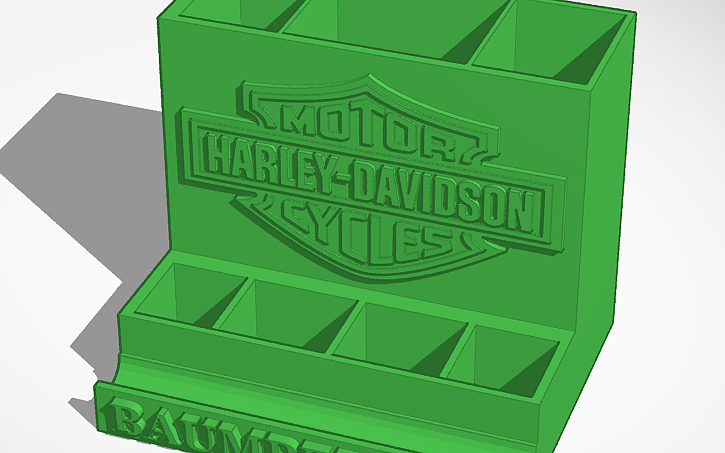 3D design pen holder - Tinkercad