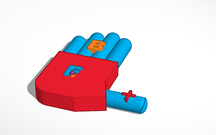 3D design Physics Right-Hand-Rule - Tinkercad