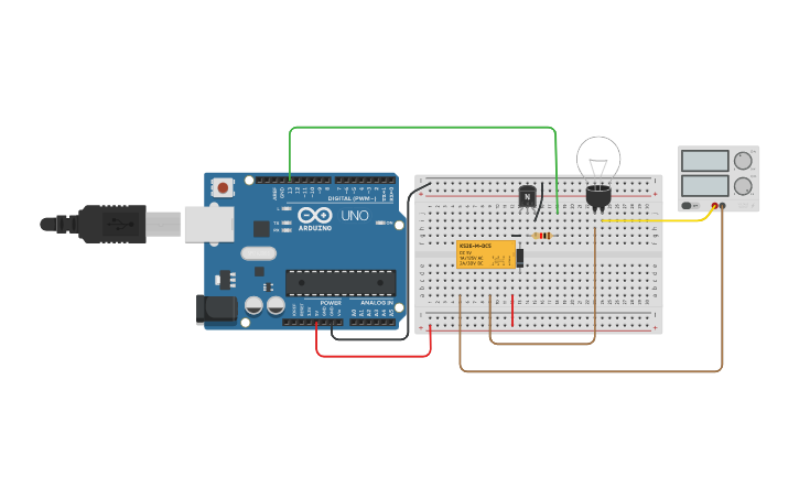 Circuit Design Arduino Default Sketch With Relay Tinkercad 6444