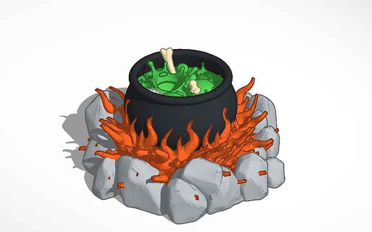 3D design Witch soup - Tinkercad