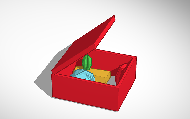 3D design Gem Box - Tinkercad