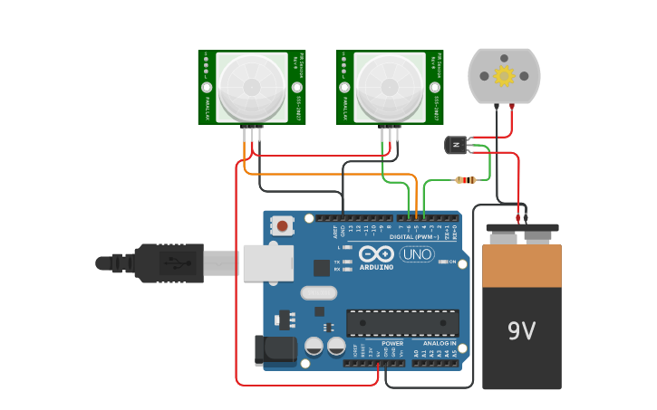 Circuit design Ejercicio 1 | Tinkercad