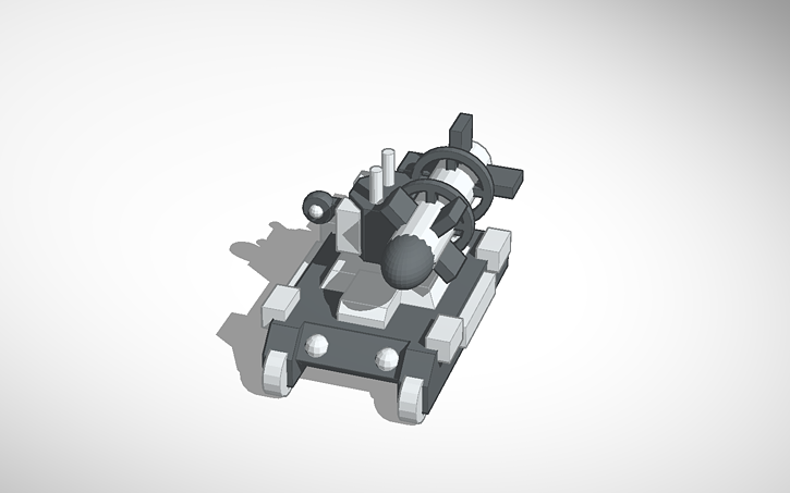 3D design Missile Launcher - Tinkercad