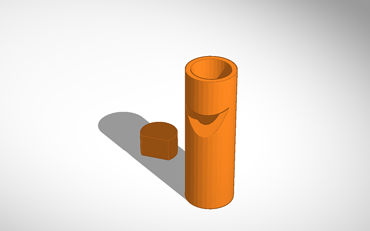 3D design emergency whistle - Tinkercad