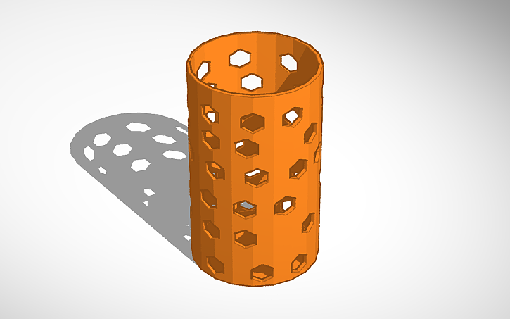 3D design Riley Pencil Cup - Tinkercad