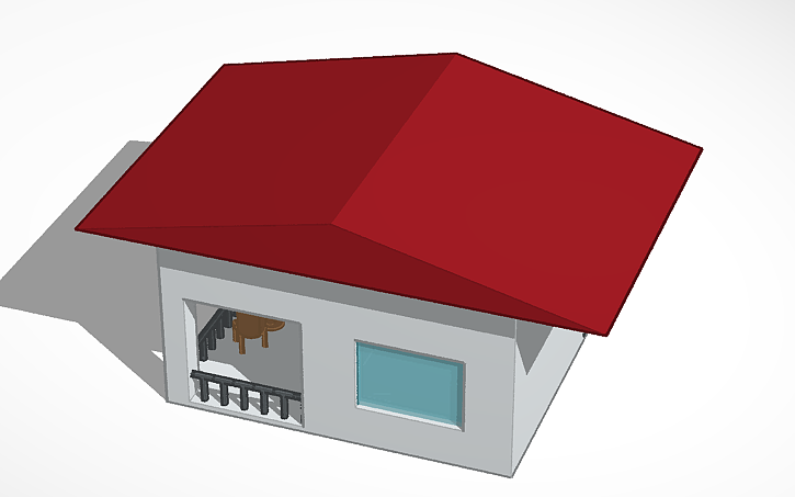 3D design summer kitchen | Tinkercad