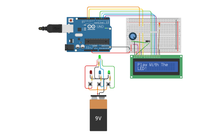 Circuit Design Slide The Slide Switch To Display Play With The Led Tinkercad