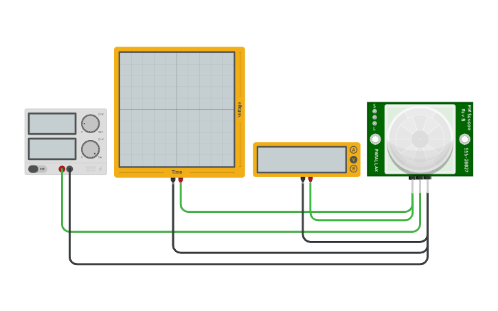 Circuit design Passive Infrared Sensor | Tinkercad