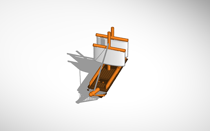 3D design Copy of Tyson-Boat - Tinkercad