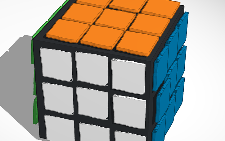 3D design CUBO MAGICO 3X3X3 - Tinkercad