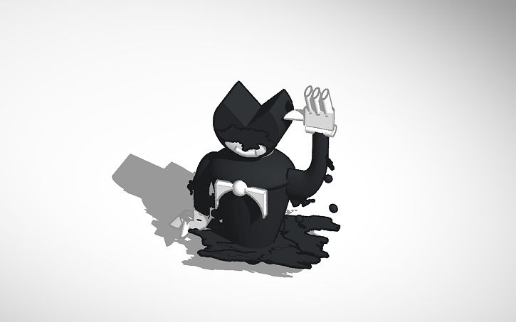 3D design inked Bendy (Bendy and the Ink Machine) | Tinkercad