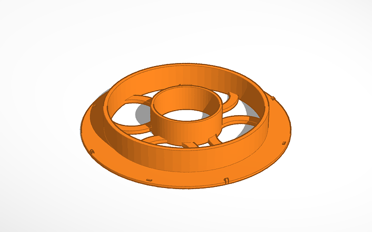 3D design simple spool | Tinkercad