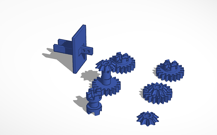 3D design gearbox - gears | Tinkercad