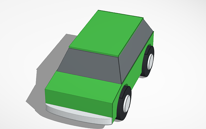 3D design moving car! - Tinkercad