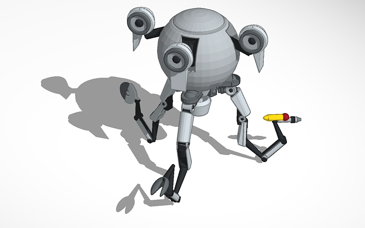 3D design Mister Handy - Tinkercad