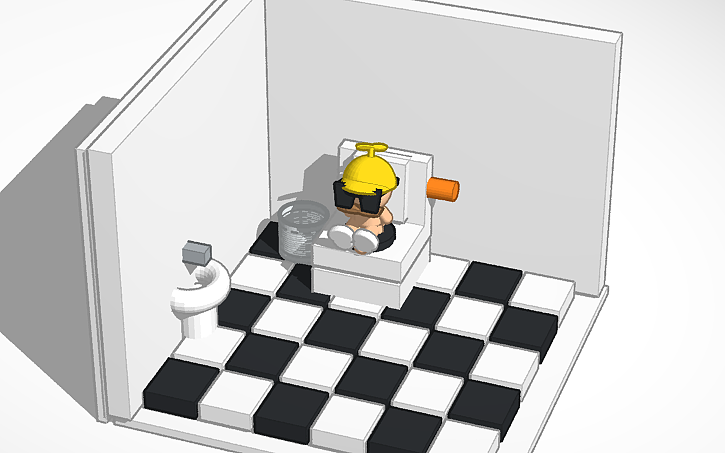 3D design Toilet man | Tinkercad