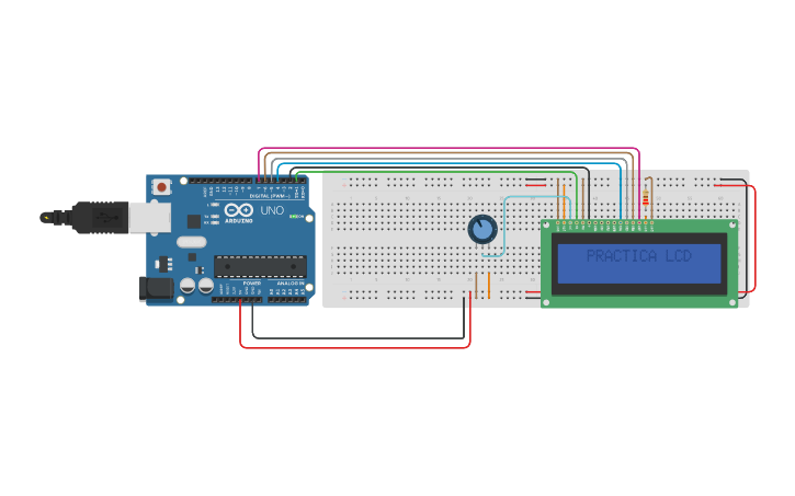 Circuit design APLICACION CON ARDUINO - Tinkercad