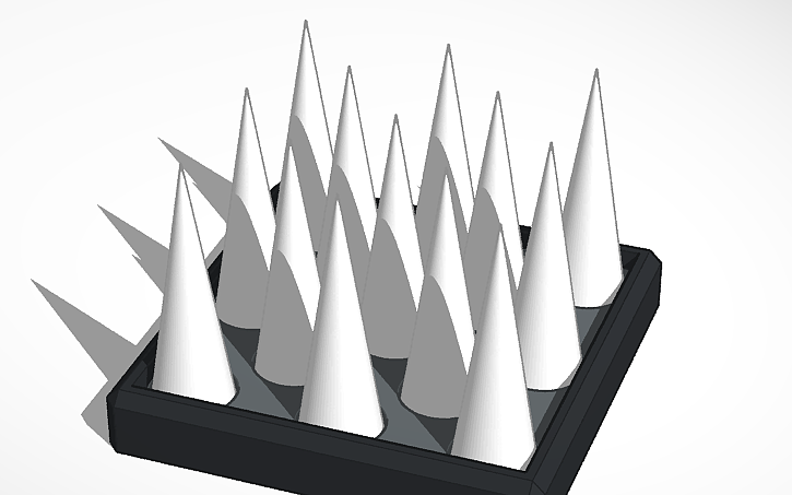 3D design Sonic Spike Trap - Tinkercad