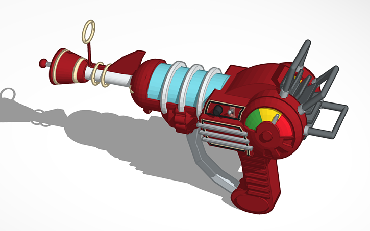 3D design gun - Tinkercad