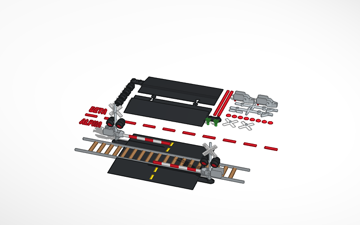 3D design Rail Road Crossing (Beta) | Tinkercad