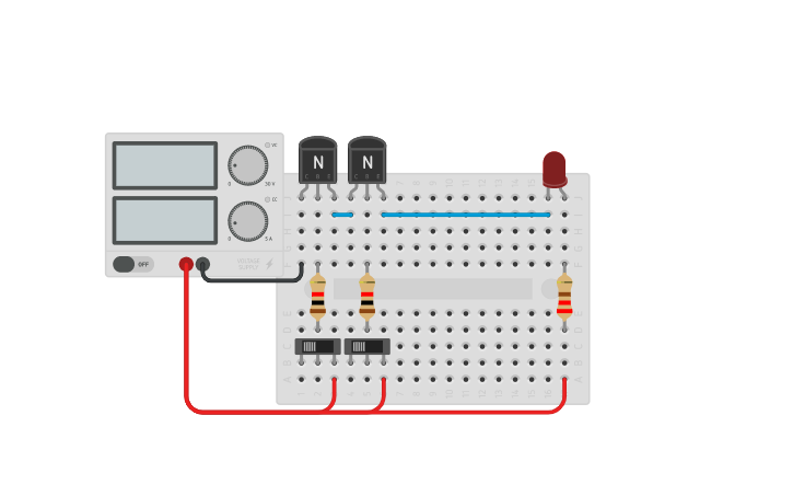Circuit Design And Gate Tinkercad