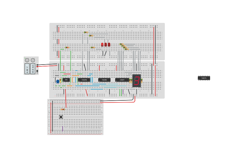 Circuit Design Copy Of 7 0 Countdown Tinkercad