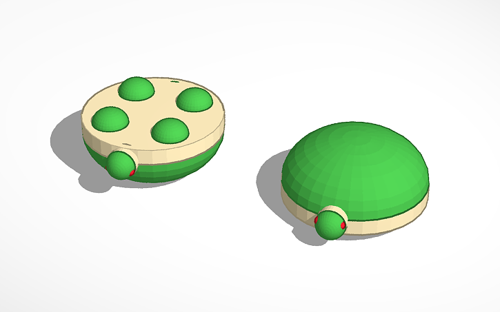 3D design Turtles - Tinkercad