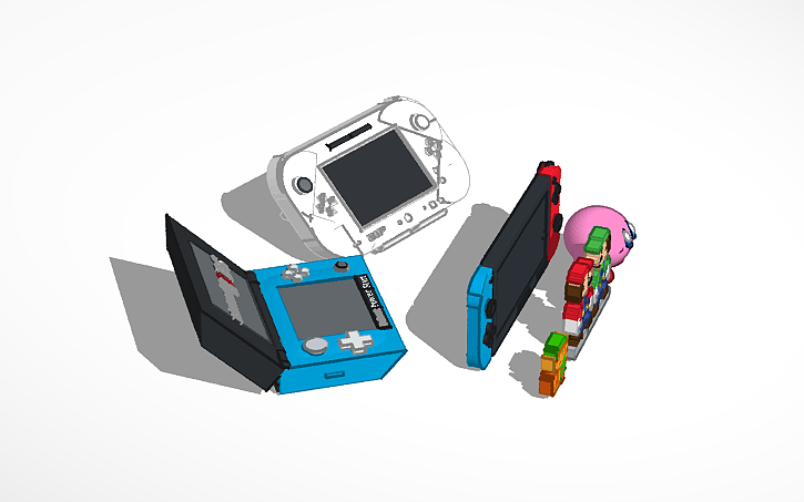 3D design NINTENDO - Tinkercad