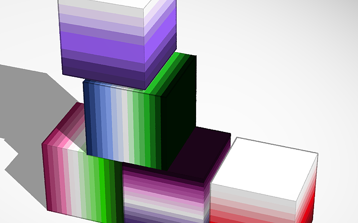 3d Design Gradient Collection D Tinkercad