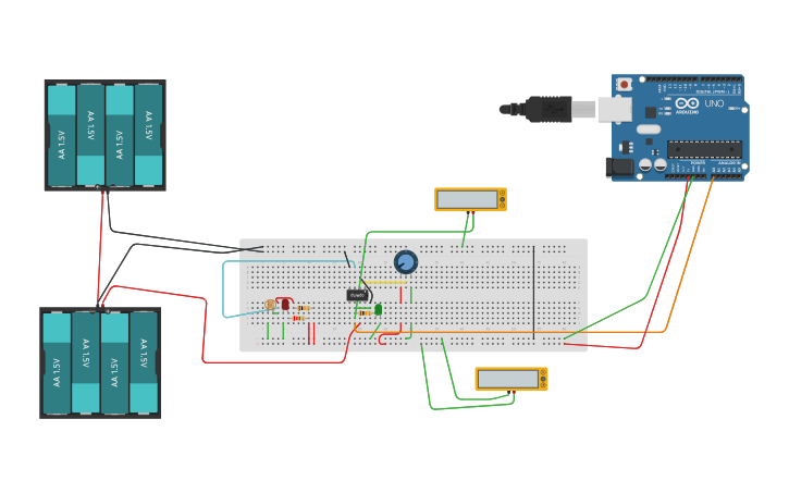 Circuit design Ir distance sensor-1 - Tinkercad