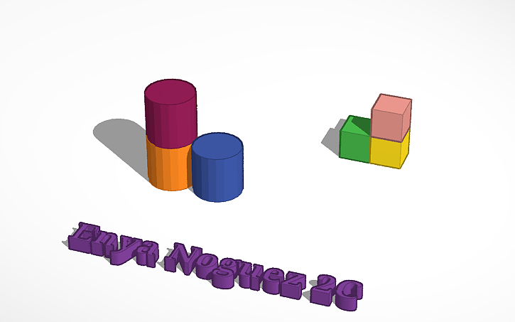3D design Interfaz de usuario de Enya Noguez - Tinkercad