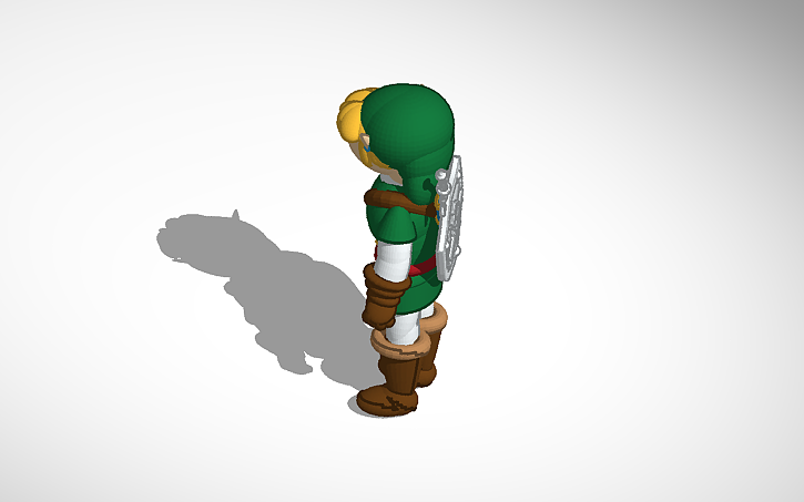 3D design zelda ocarina of time link - Tinkercad