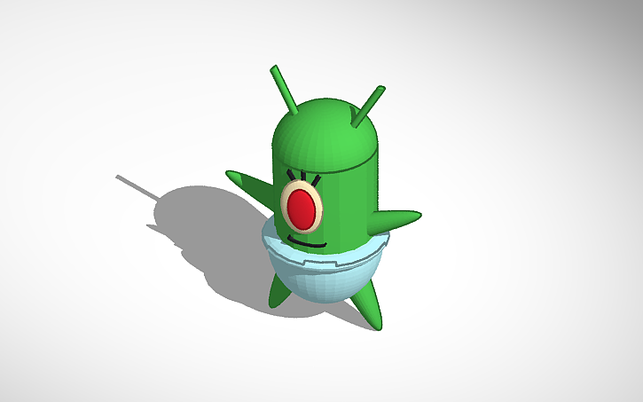 3D design plankton - Tinkercad