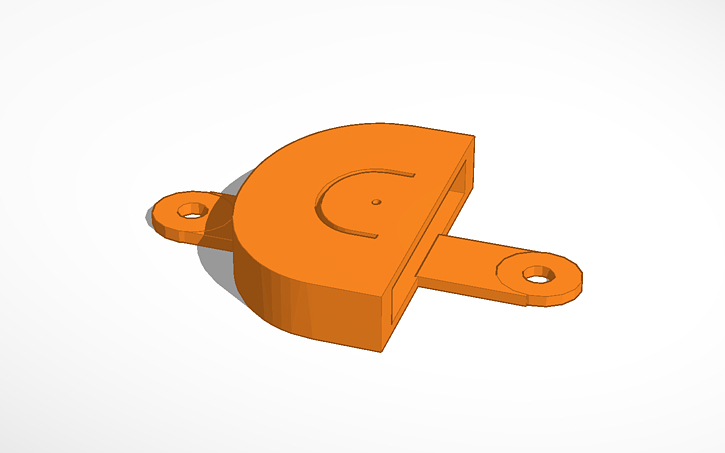 3D design Sewable coin cell holder - Tinkercad