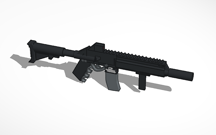 3D design MPT-76 turkish assault rifle - Tinkercad